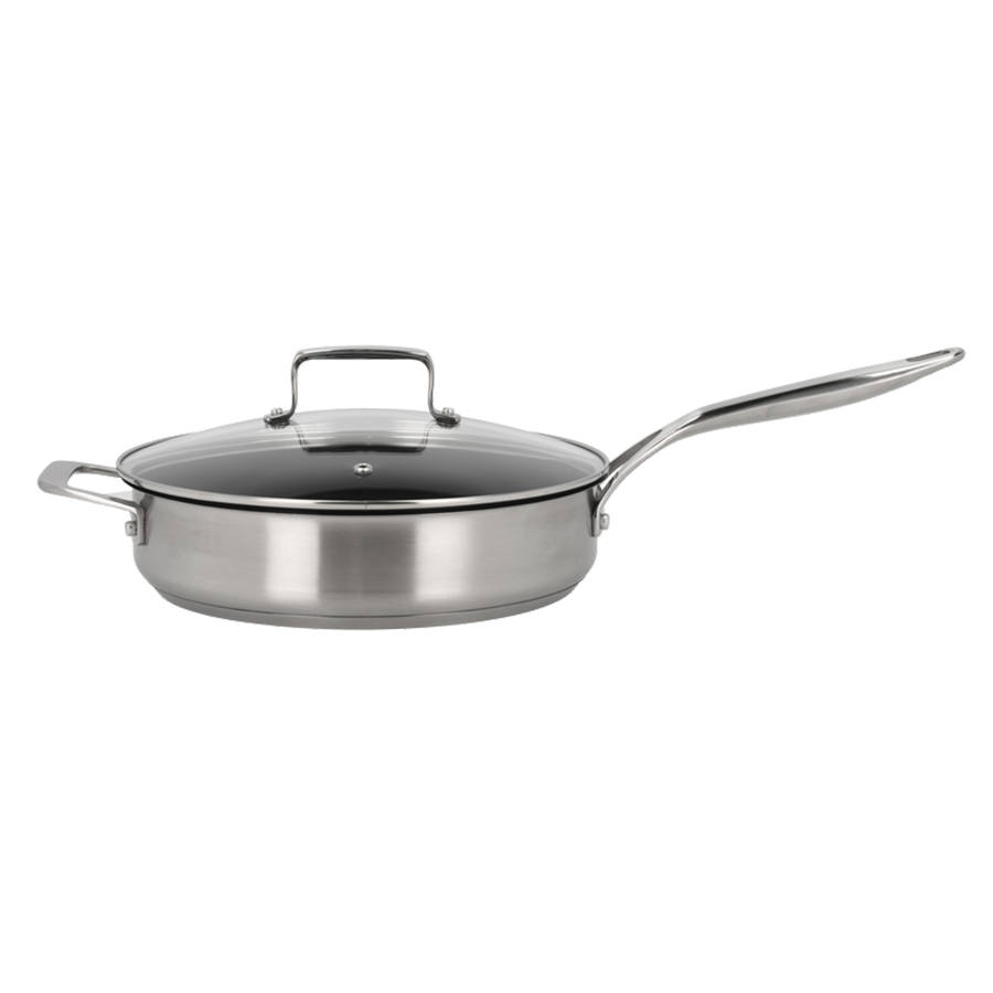Master Class Cookware Ceramic BRA COOKWARE Master Sautu00e9 Pan W/Glass Lid | 11 Inches Casuelas ...